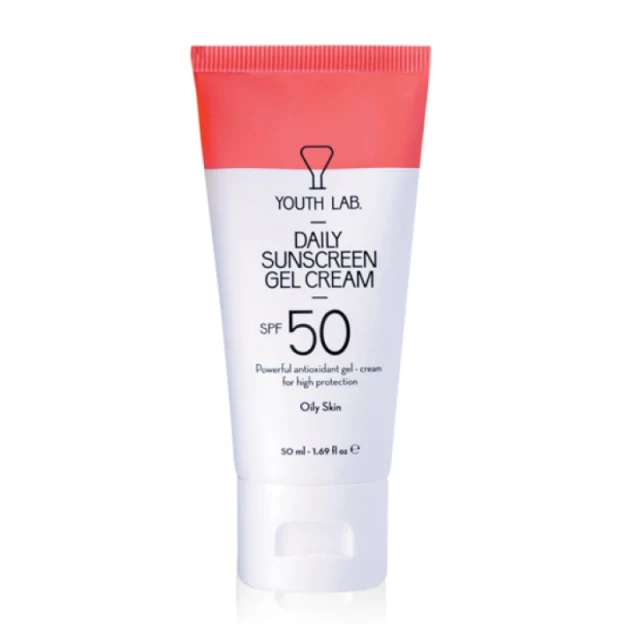 Youth Lab Daily Sunscreen Gel Cream Spf 50 Tinted Oily Skin Αντηλιακό ...