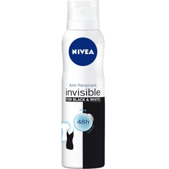 Nivea Deo Black & White Active Invisible Spray Γυναικείο 150ml ...